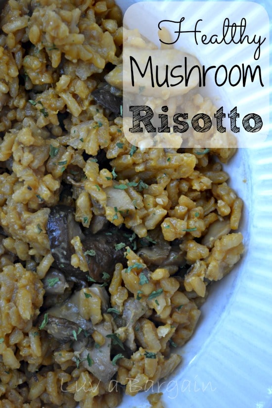 Healthy Mushroom Risotto - A Creamy, Hearty Meal