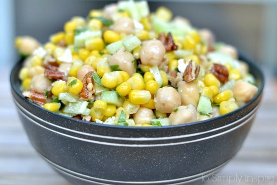Chickpea Corn Salad