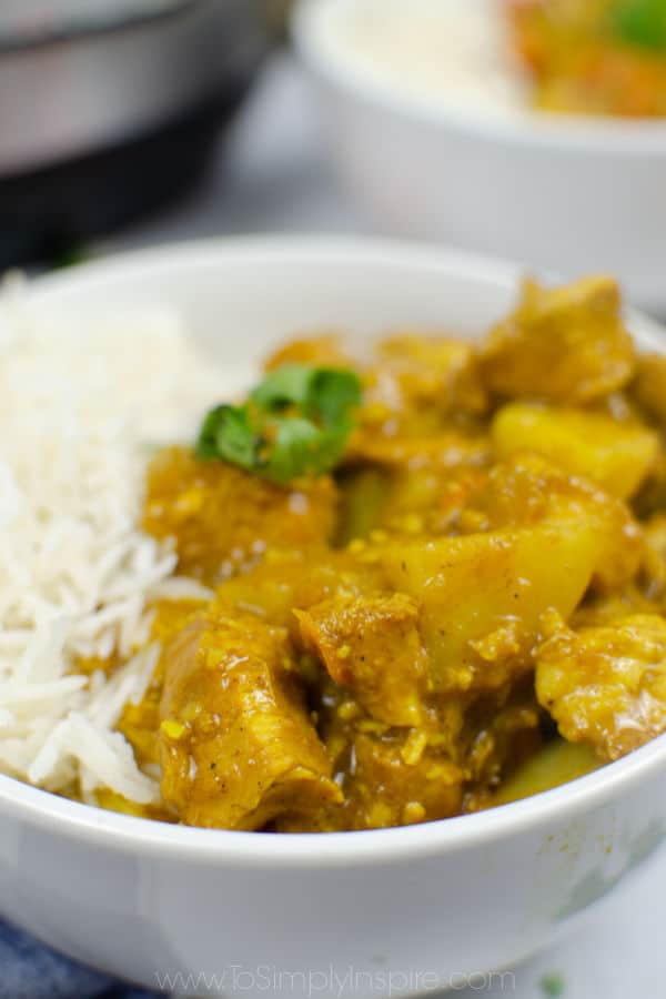 Instant Pot Chicken Curry - To Simply Inspire