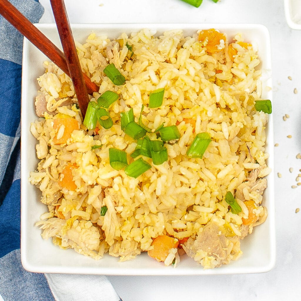 Instant Pot Chicken Fried Rice - To Simply Inspire
