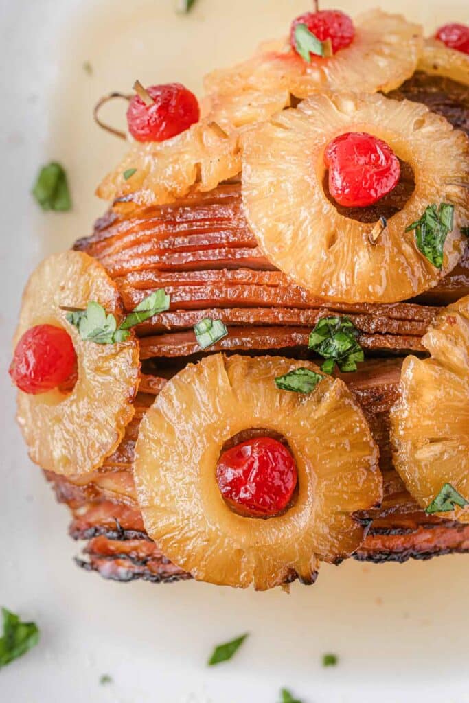 Pineapple Honey Glazed Ham - To Simply Inspire