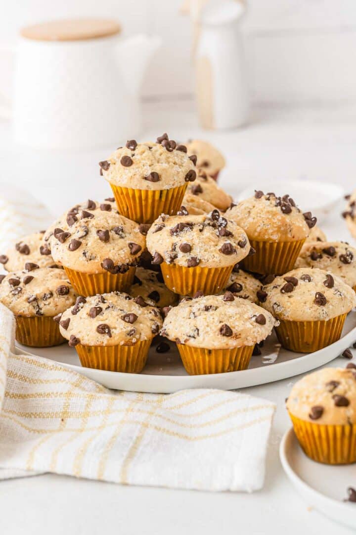 Chocolate Chip Mini Muffins - To Simply Inspire