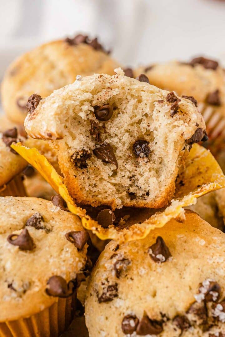 Chocolate Chip Mini Muffins - To Simply Inspire