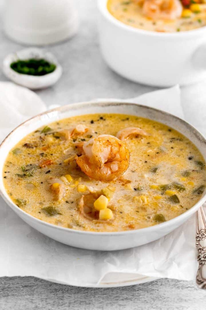 Shrimp Corn Chowder - To Simply Inspire