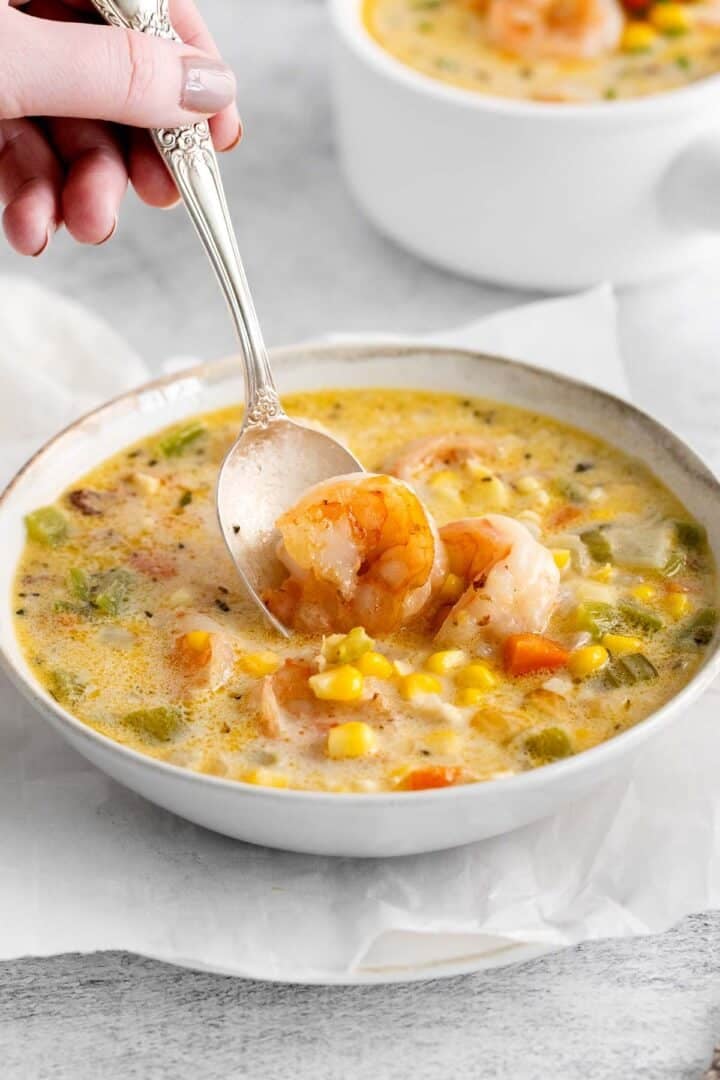 Shrimp Corn Chowder - To Simply Inspire