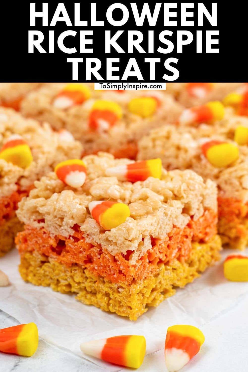 Halloween Rice Krispie Treats - To Simply Inspire