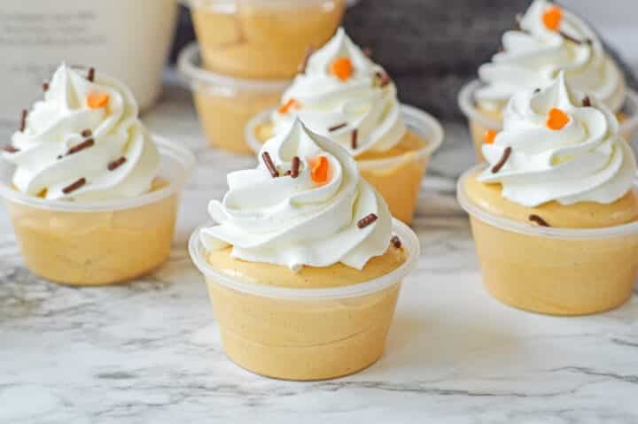 Pumpkin Pudding Shots - To Simply Inspire