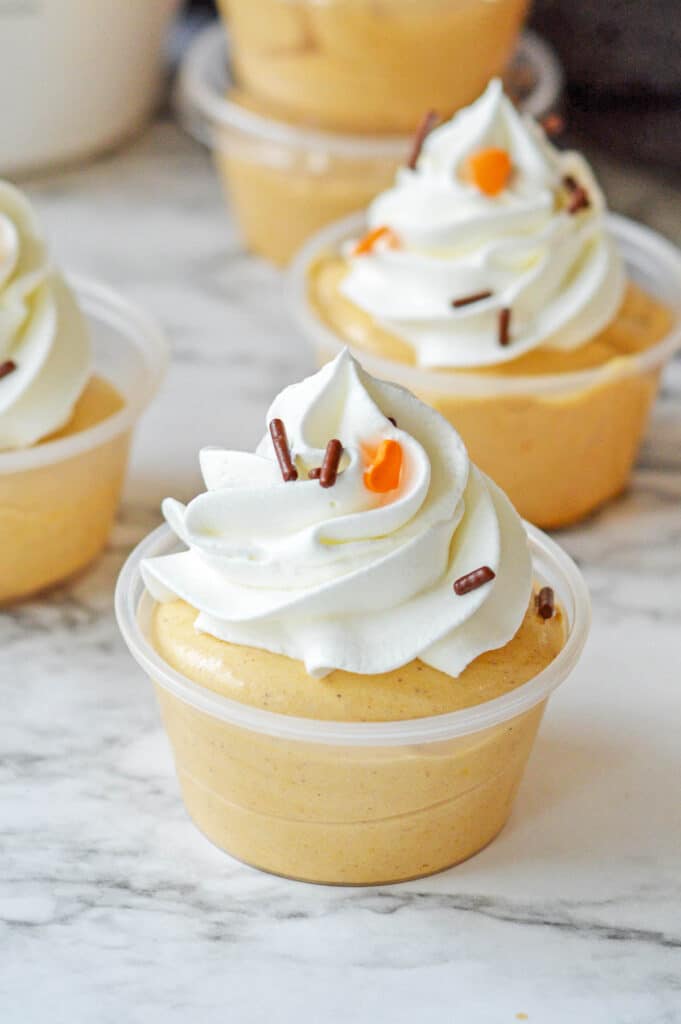 Pumpkin Pudding Shots - To Simply Inspire
