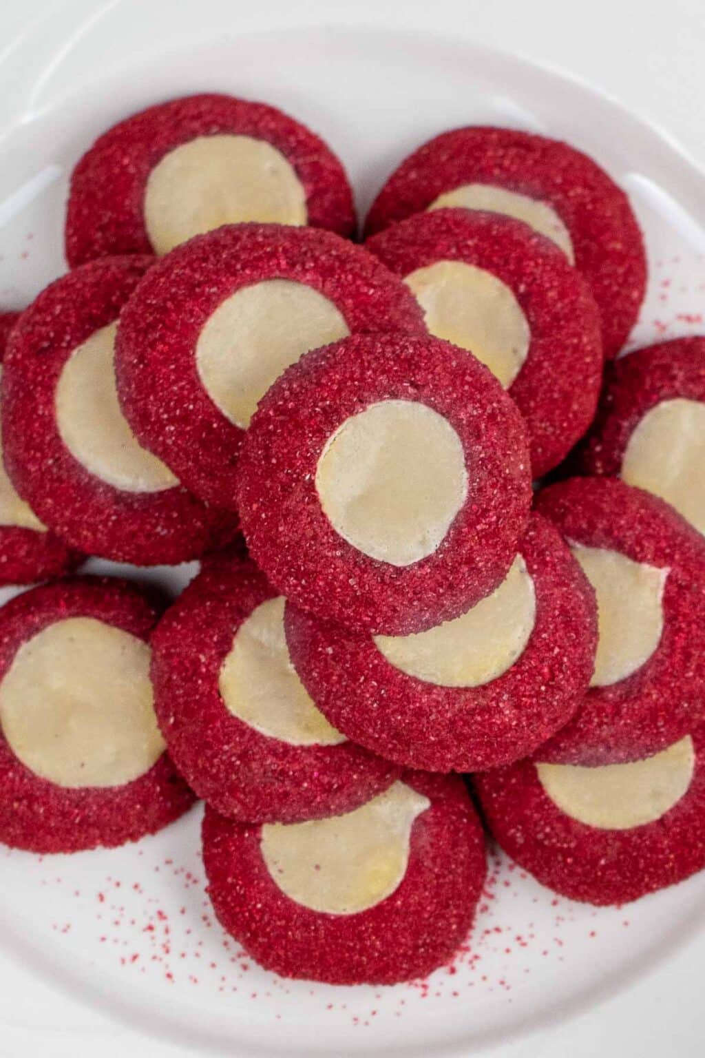 Red Velvet Cream Cheese Cookies - To Simply Inspire