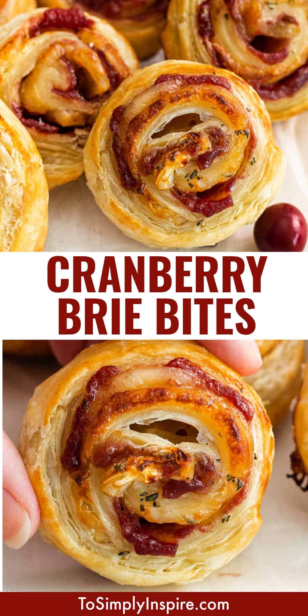 Cranberry Brie Bites - To Simply Inspire