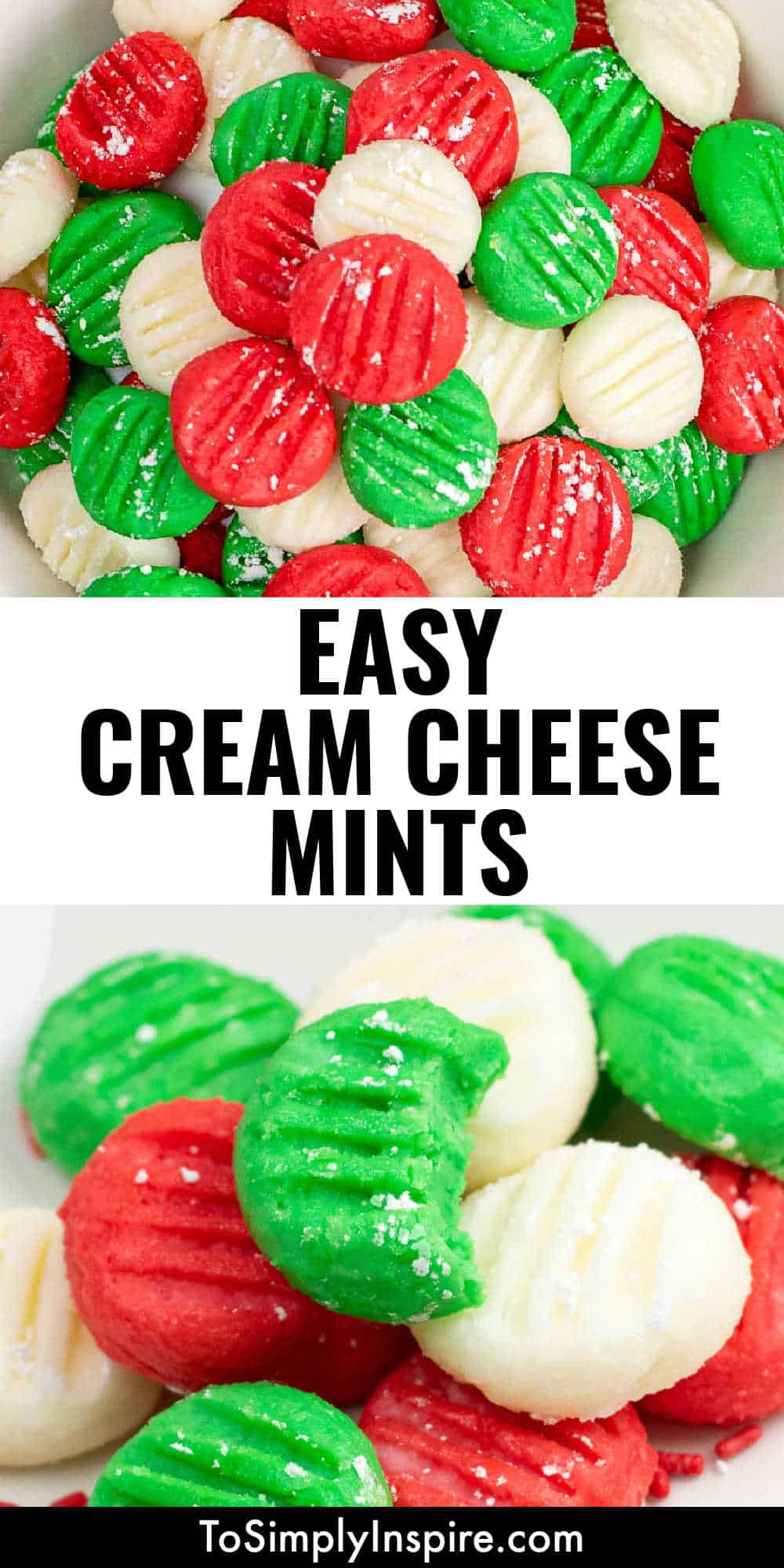 Cream Cheese Mints - To Simply Inspire