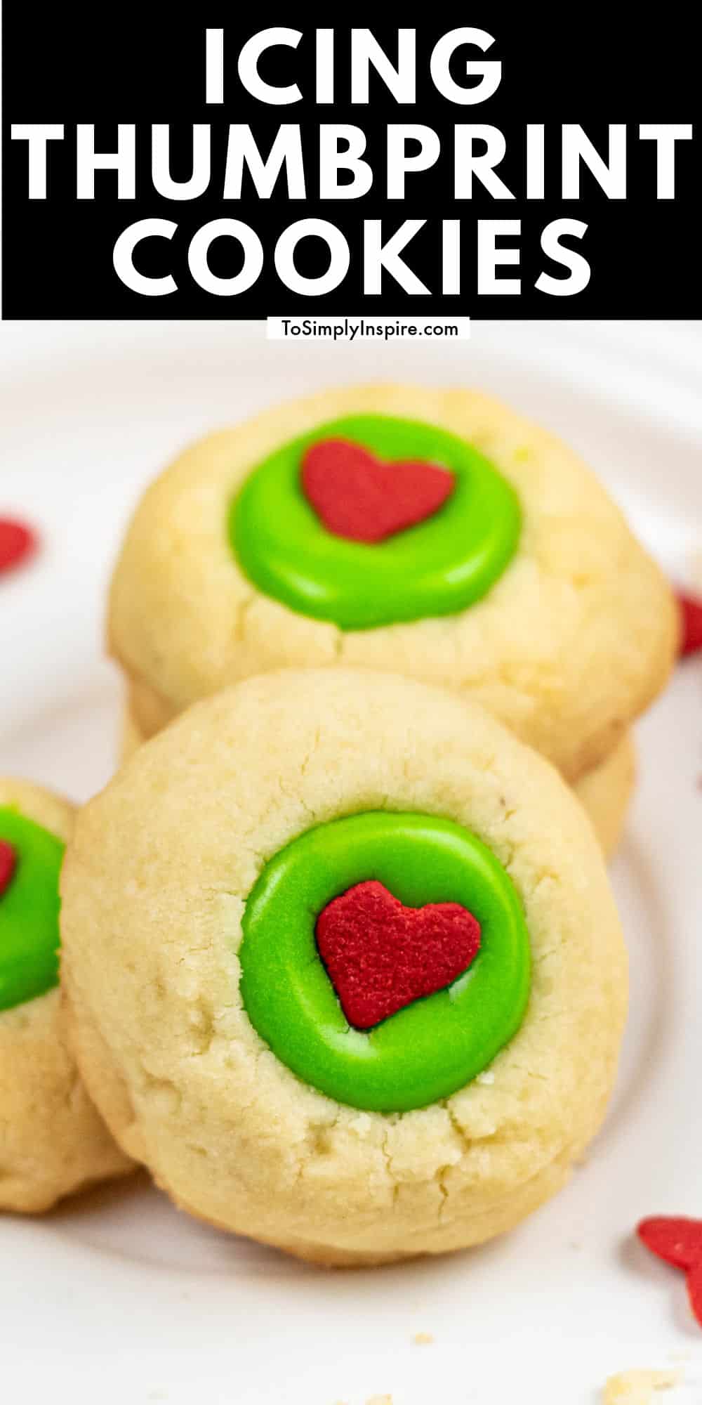 Icing Thumbprint Cookies - To Simply Inspire