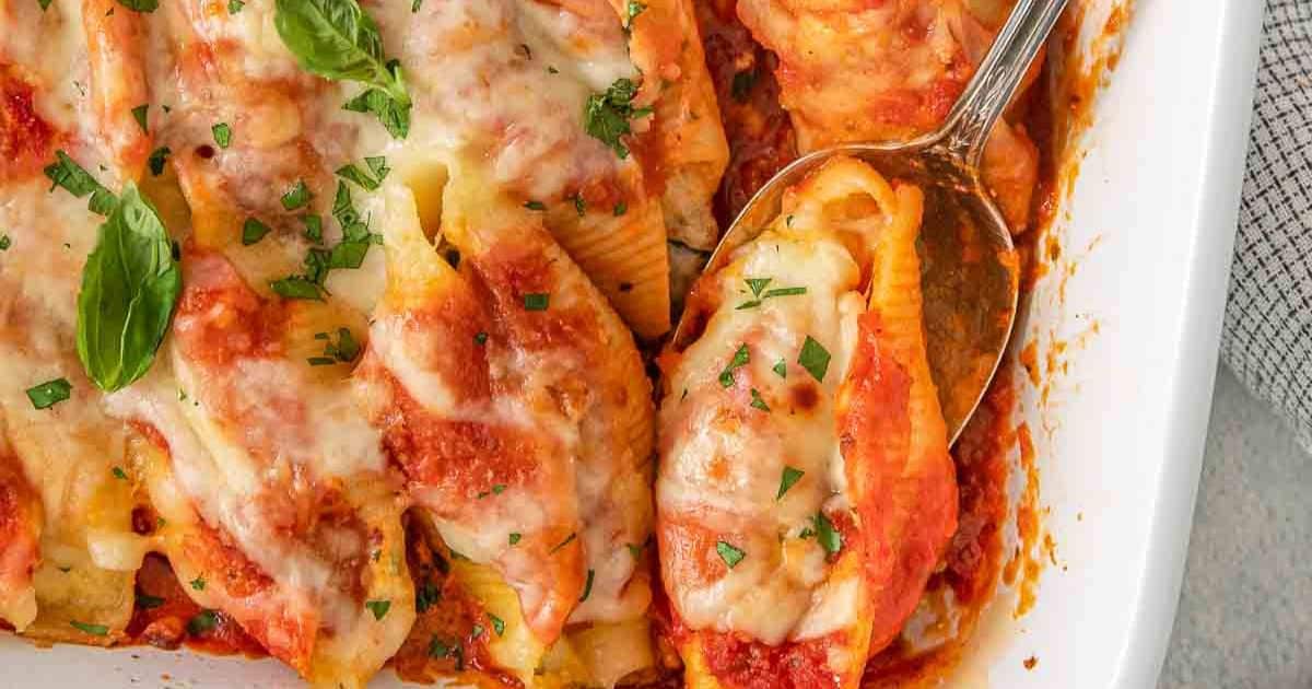Best Classic Stuffed Pasta Shells - To Simply Inspire