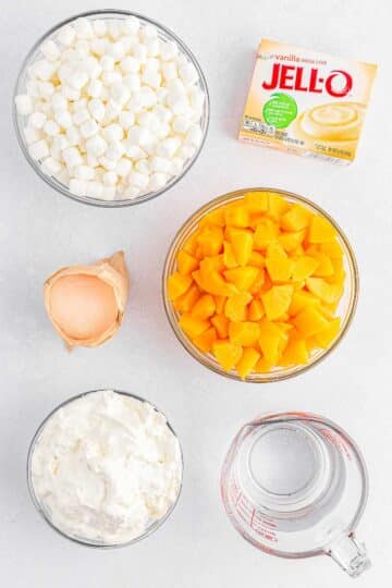 Easy Peach Fluff Salad - To Simply Inspire