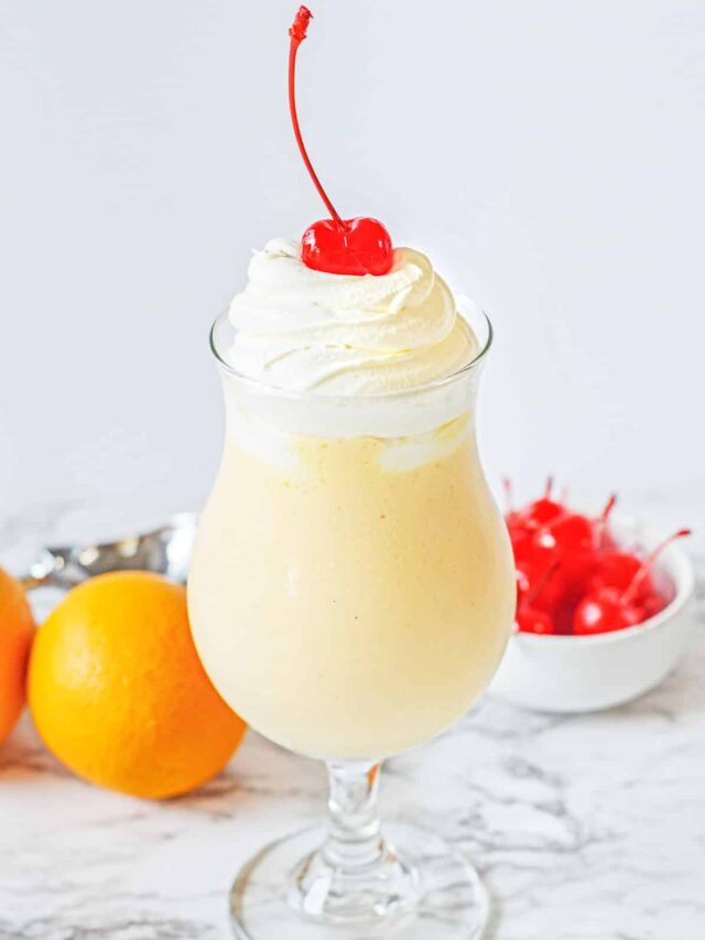 Orange Milkshake Recipe - To Simply Inspire
