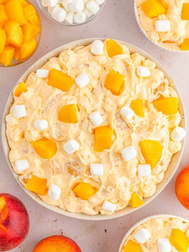Peach Fluff Recipe - To Simply Inspire