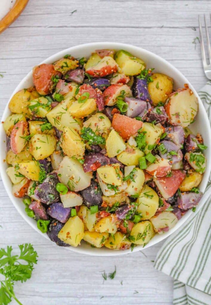 Best No Mayo Potato Salad with Herbs - To Simply Inspire