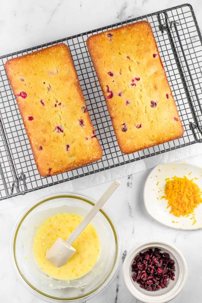 Best Cranberry Bread with Orange Glaze