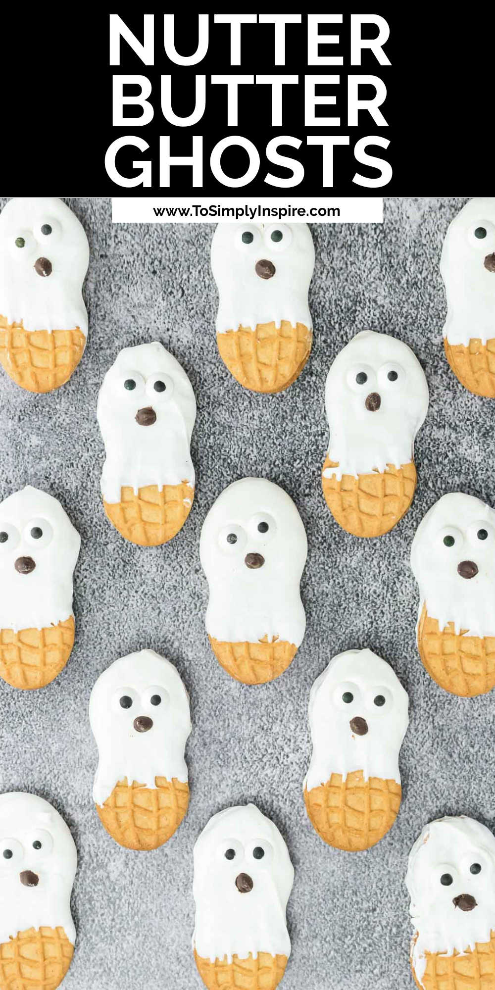 Easy Nutter Butter Ghosts - Halloween Treat