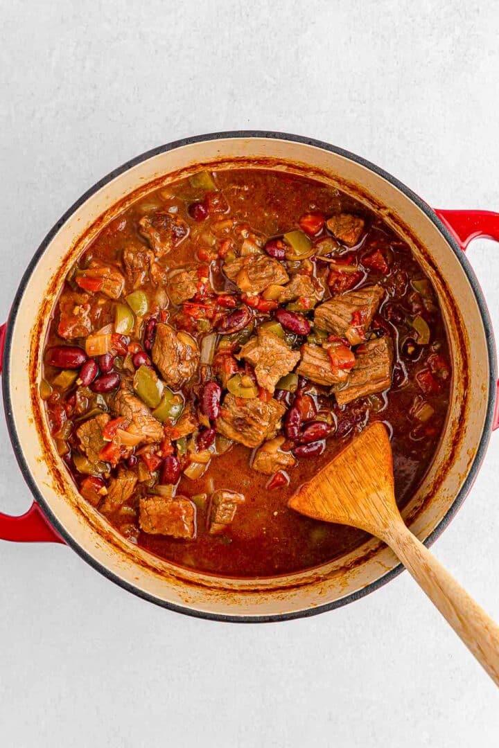 Easy Stew Meat Chili Recipe - To Simply Inspire