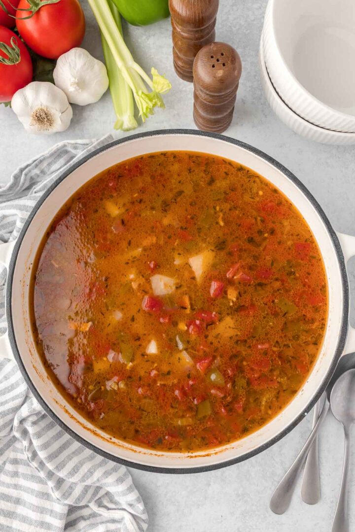 Easy Manhattan Clam Chowder Recipe - To Simply Inspire