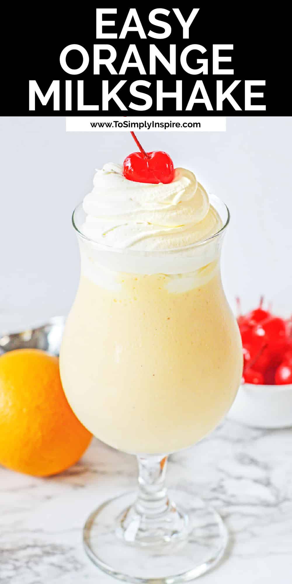Best Easy Orange Milkshake - To Simply Inspire