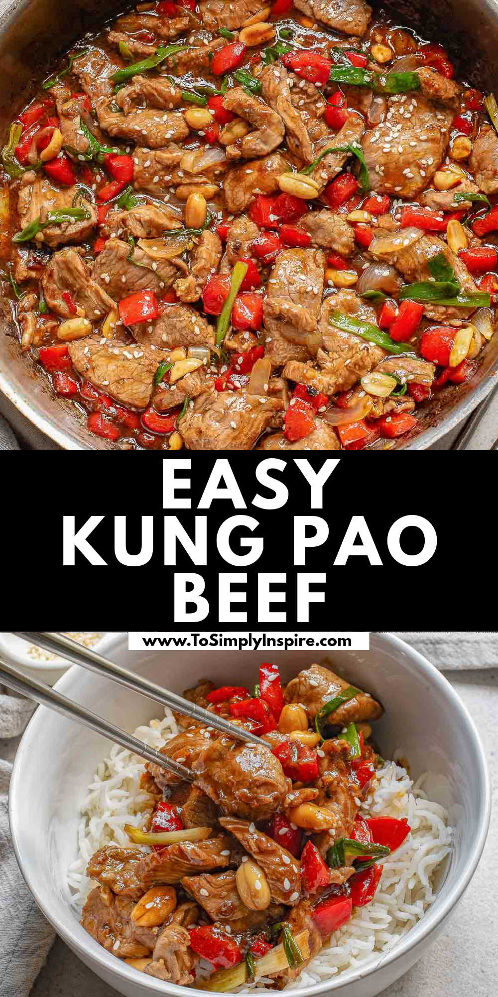 Easy Kung Pao Beef Recipe - To Simply Inspire