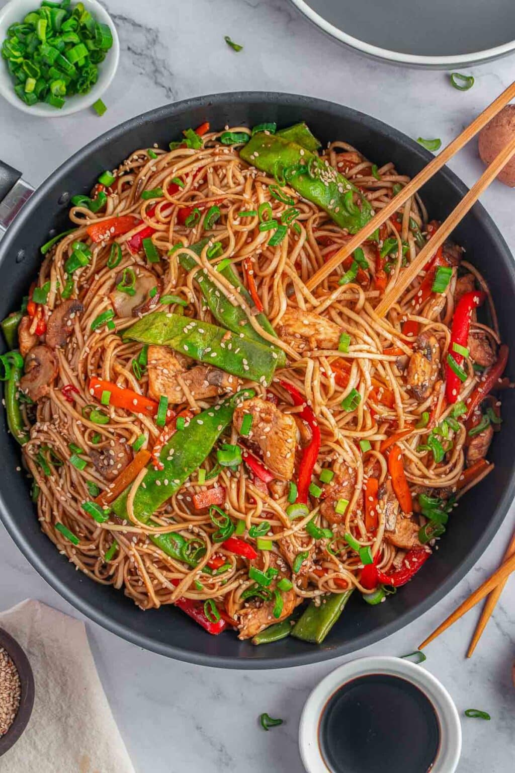 Easy Chicken Lo Mein Recipe - To Simply Inspire