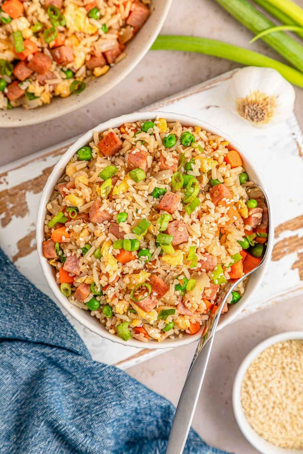 Easy Spam Fried Rice - To Simply Inspire