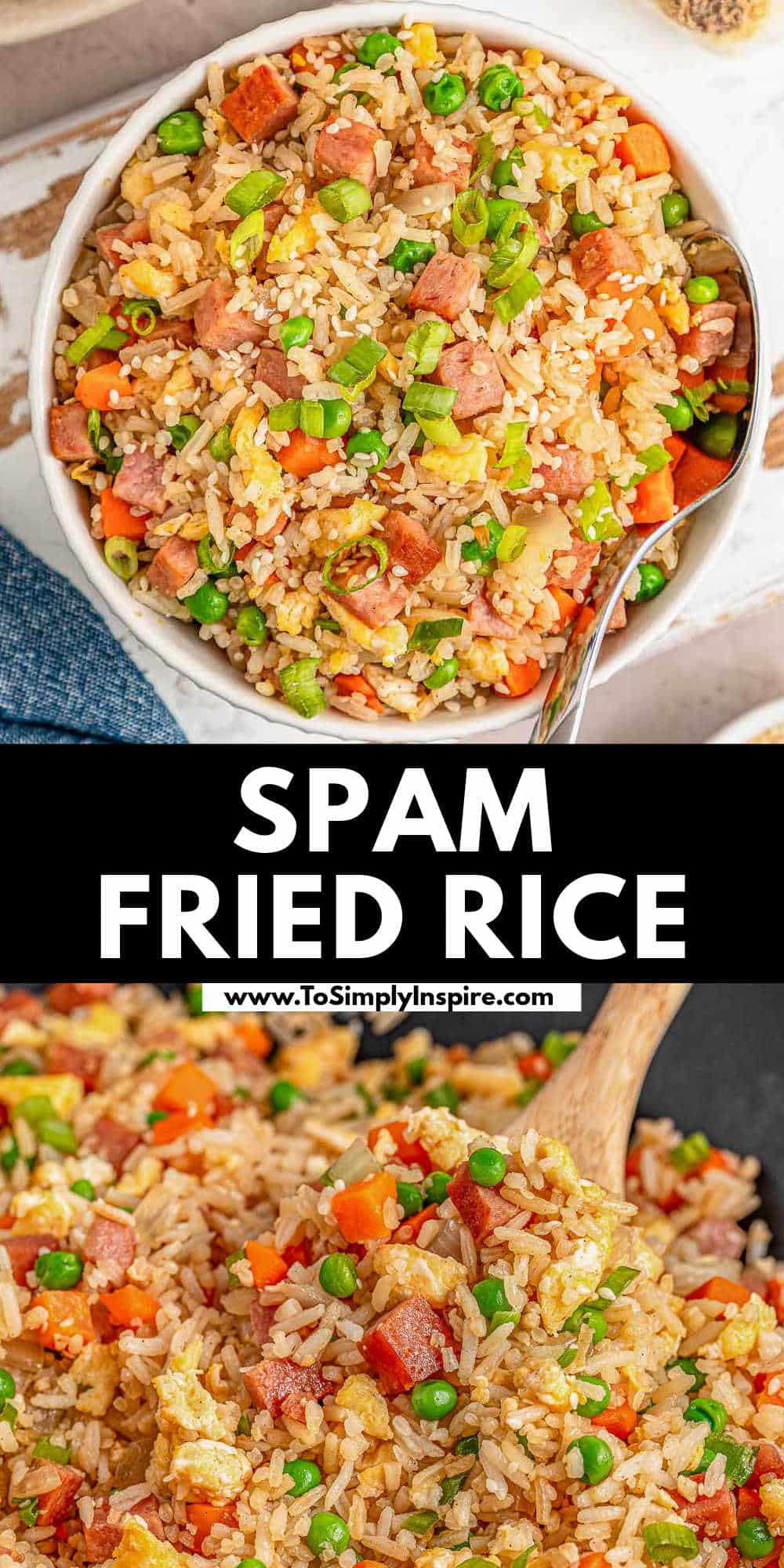 Easy Spam Fried Rice - To Simply Inspire