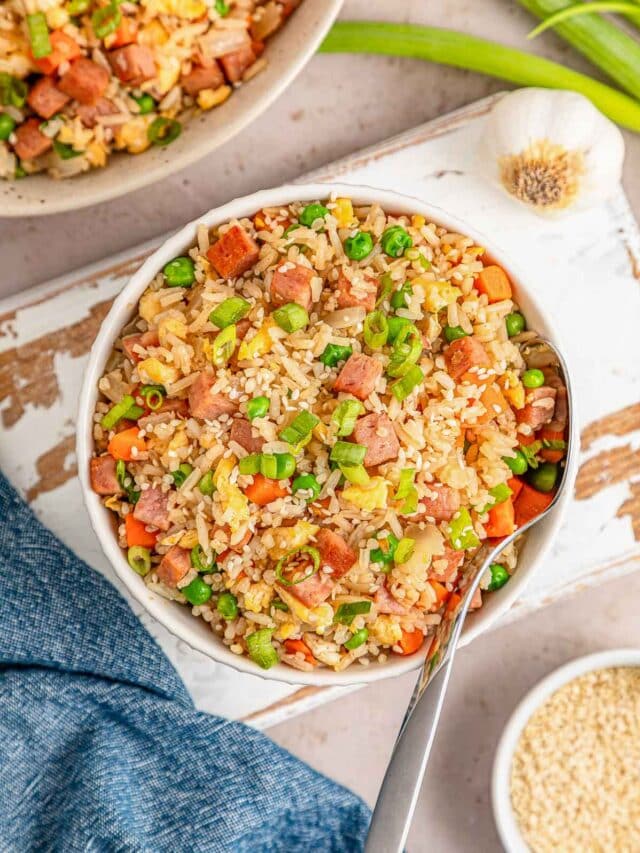 Spam Fried Rice Recipe - To Simply Inspire