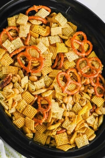 Slow Cooker Chex Mix Recipe - The Best Party Mix