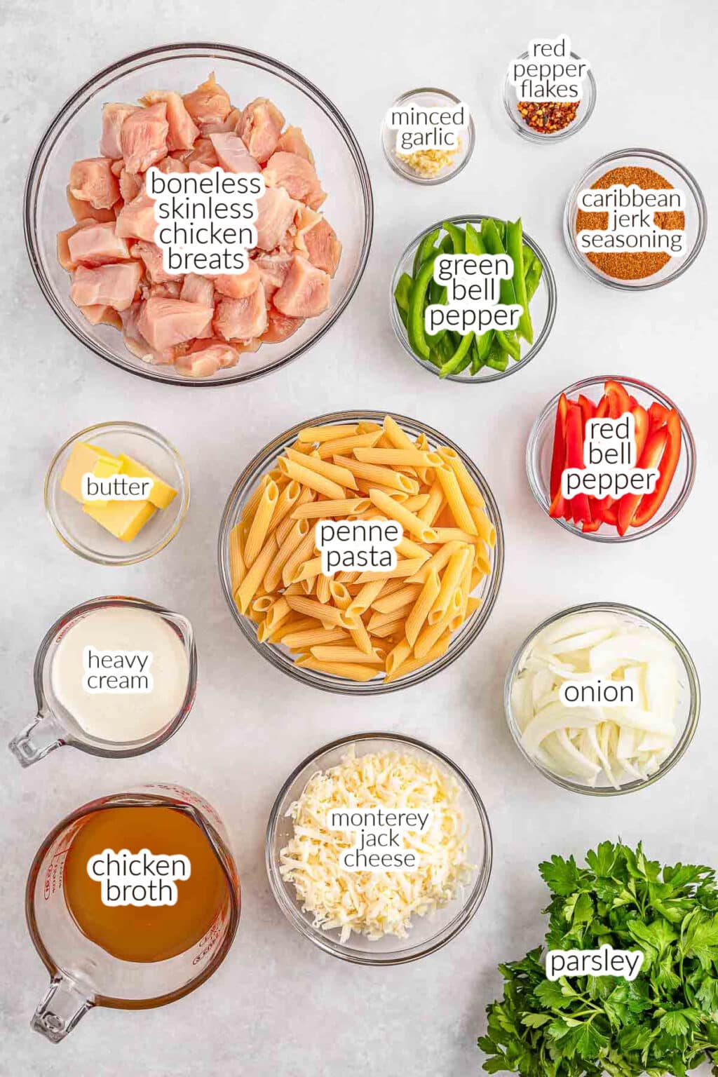 Easy Rasta Pasta Recipe with Jerk Chicken