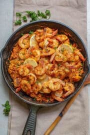 Easy Cajun Shrimp and Rice Skillet Recipe - To Simply Inspire