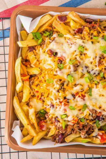 Loaded Chili and Cheese Fries Recipe - To Simply Inspire