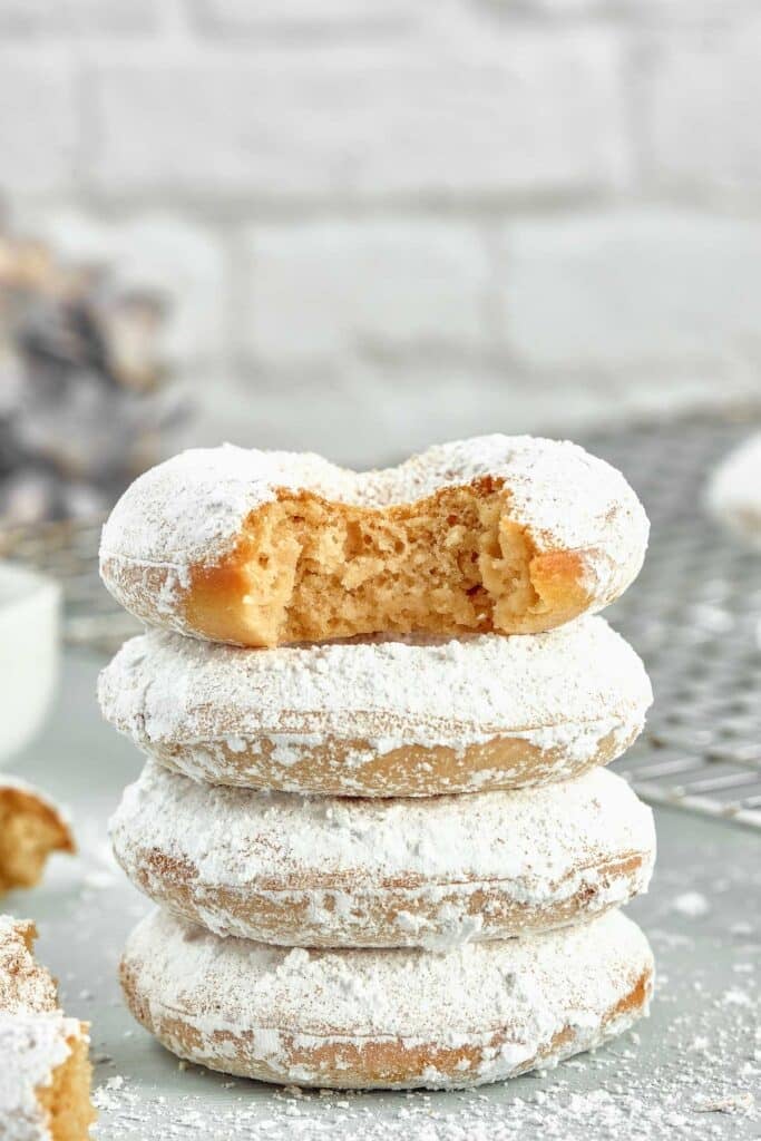 Baked Powdered Sugar Donuts Recipe - To Simply Inspire