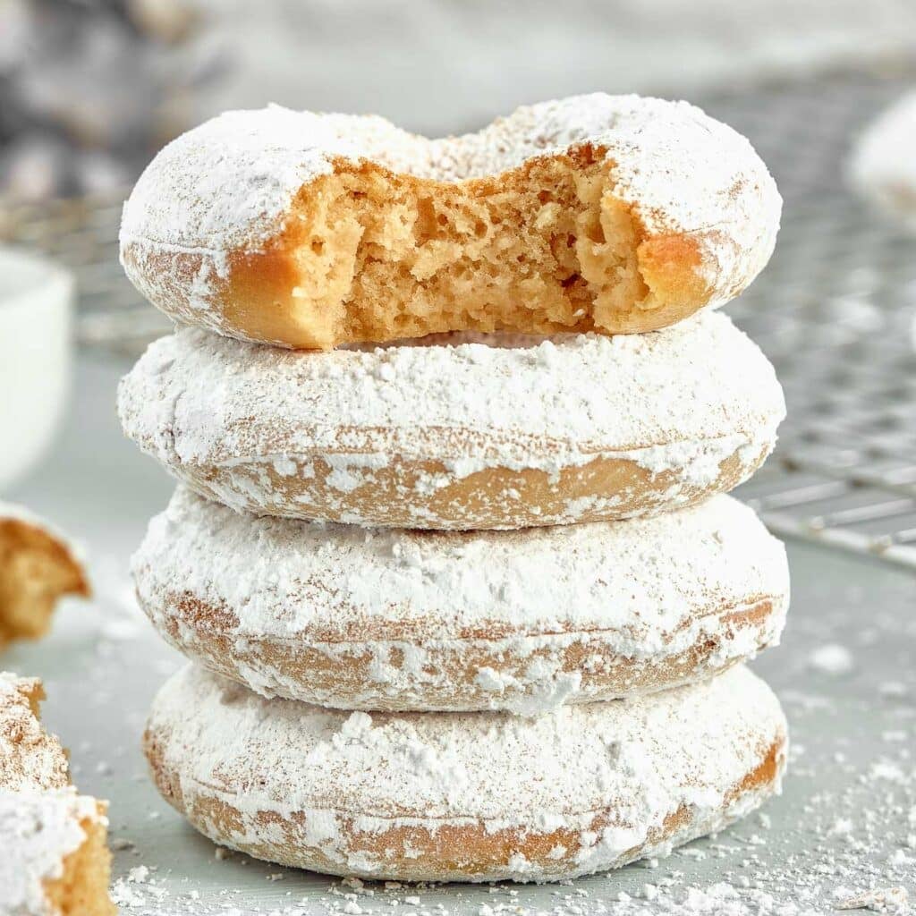 Baked Powdered Sugar Donuts Recipe - To Simply Inspire